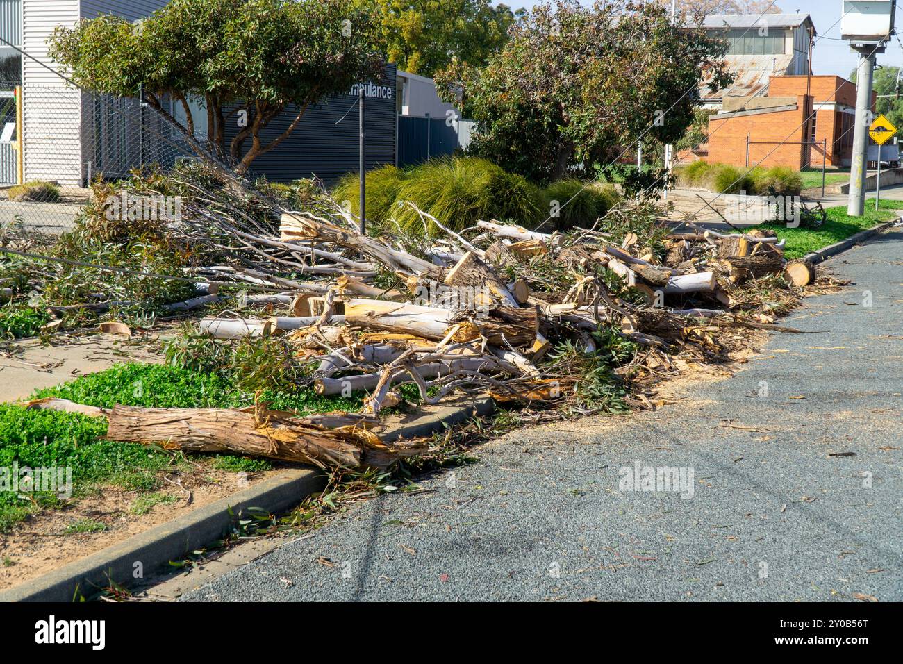 Kyabram rural Victoria, Australia. 2 Sept, 2024. A cold front bringing ...