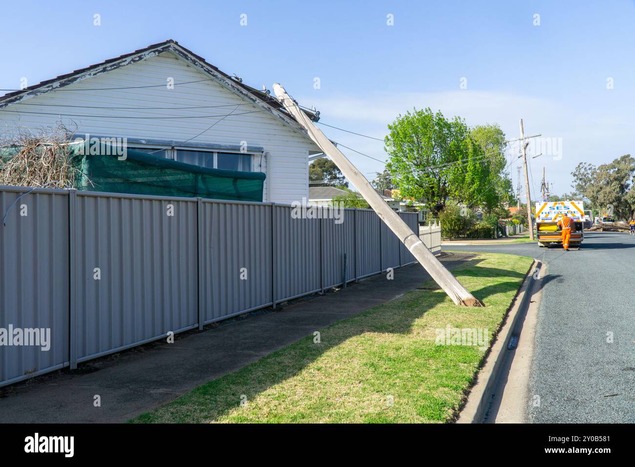 Kyabram rural Victoria, Australia. 2 Sept, 2024. A cold front bringing ...