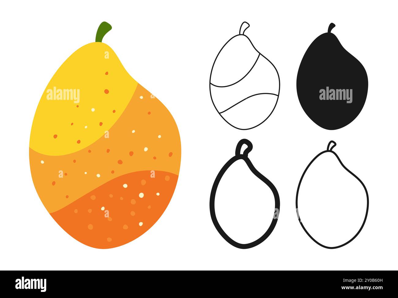 Mango kids Stock Vector Images - Alamy