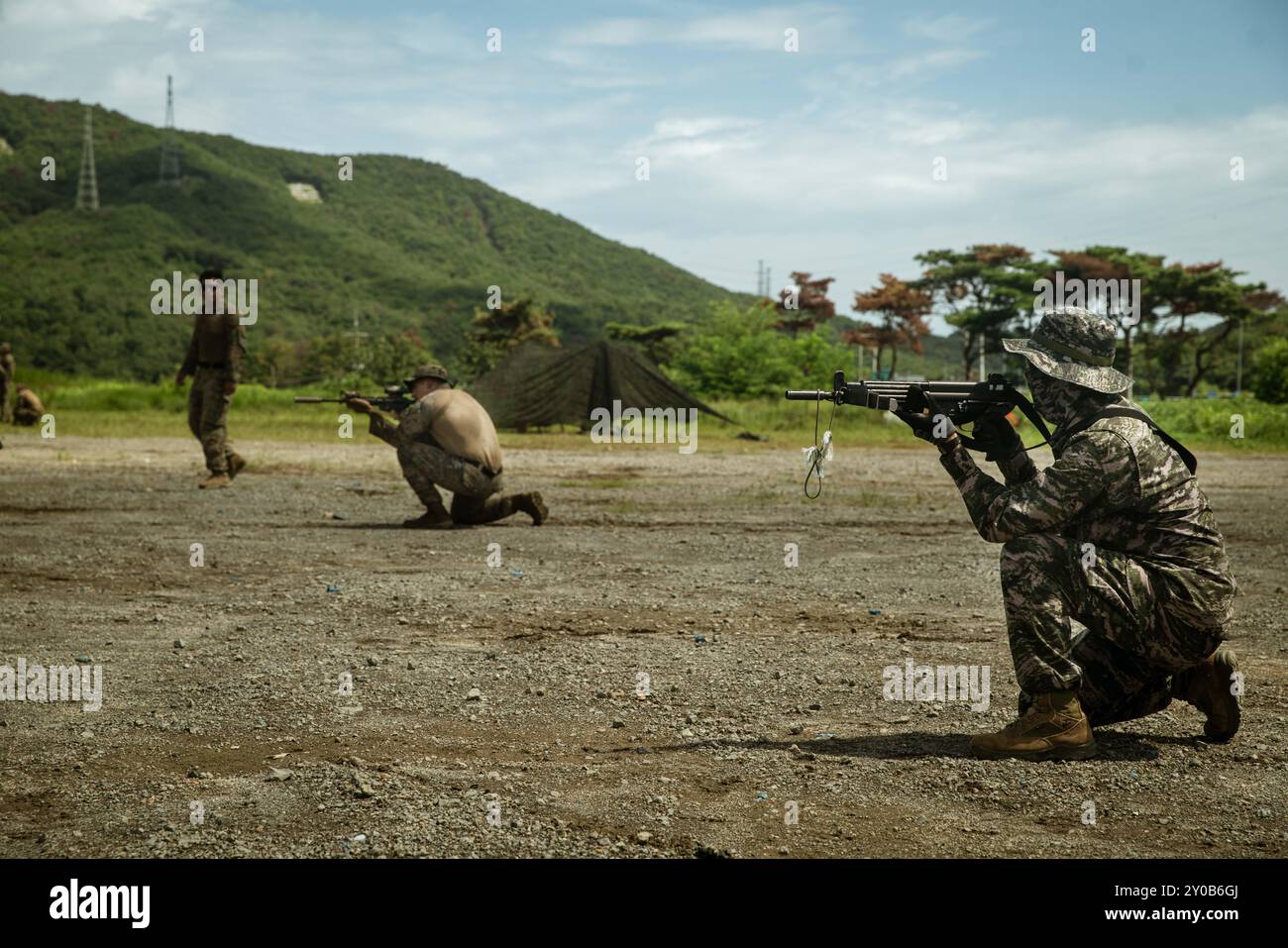 Rok republic korea marine hi-res stock photography and images - Alamy