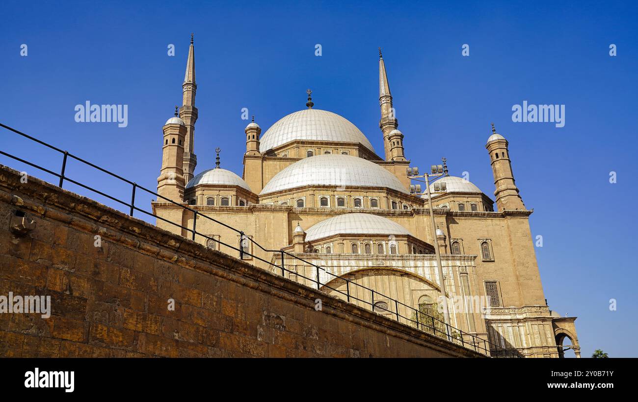 Exterior view of the magnificent Muhammed Ali mosque,built in Ottoman ...