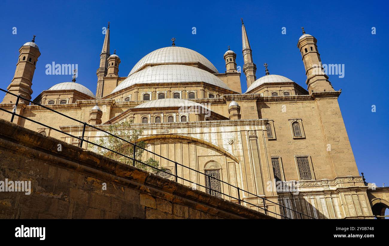 Exterior view of the magnificent Muhammed Ali mosque,built in Ottoman ...