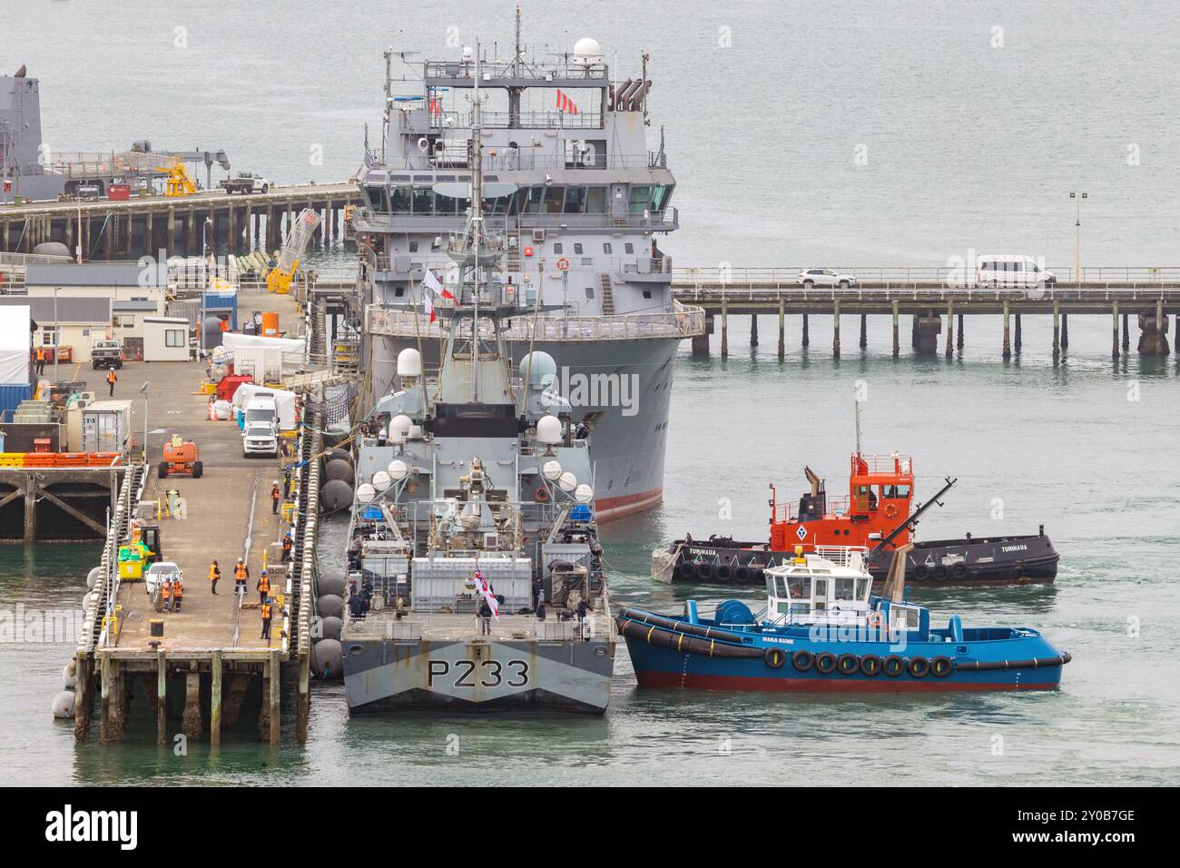Auckland, New Zealand, 02 Sep, 2024. HMS Tamar, a Batch 2 River-class ...