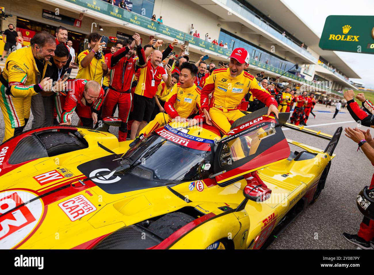 83 KUBICA Robert (pol), SHWARTZMAN Robert (isr), YE Yifei (chn), AF Corse, Ferrari 499P #83 ...