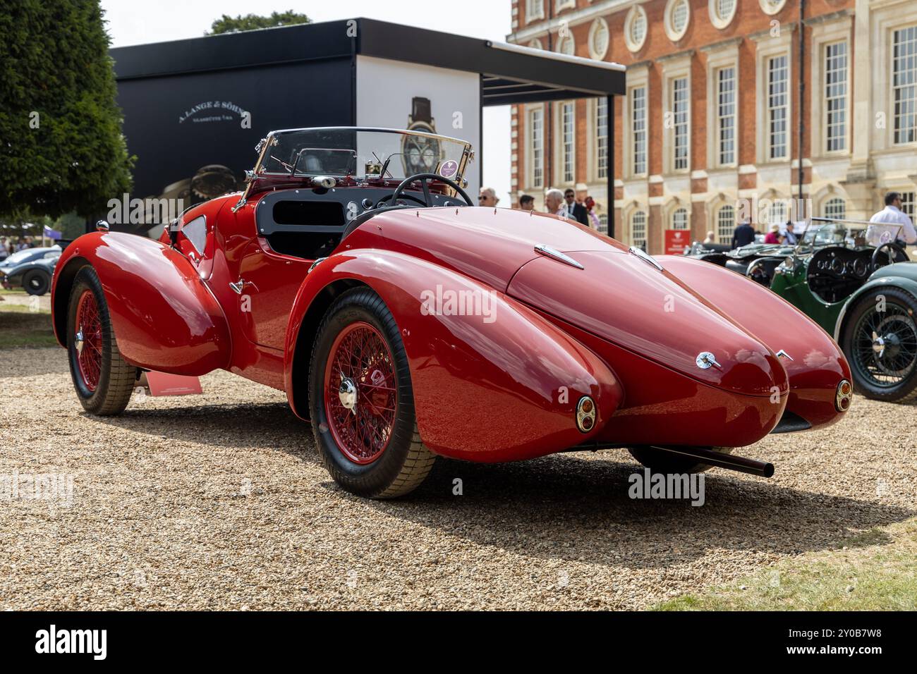 An Aston Martin Type C on display at the Concours of Elegance 2024 ...
