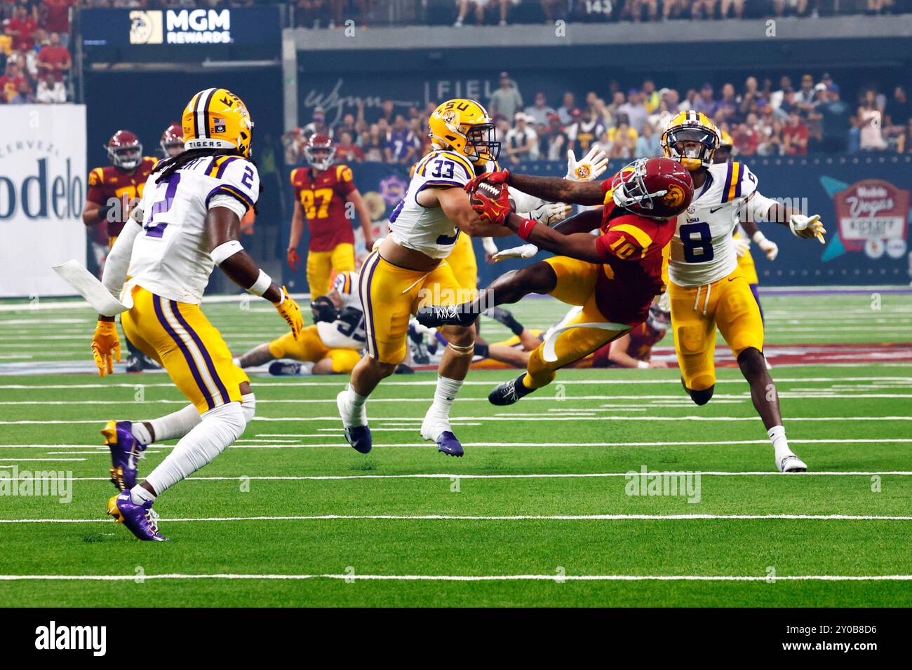 LAS VEGAS, NV - SEPTEMBER 01: Wide receiver Kyron Hudson (10) of the ...