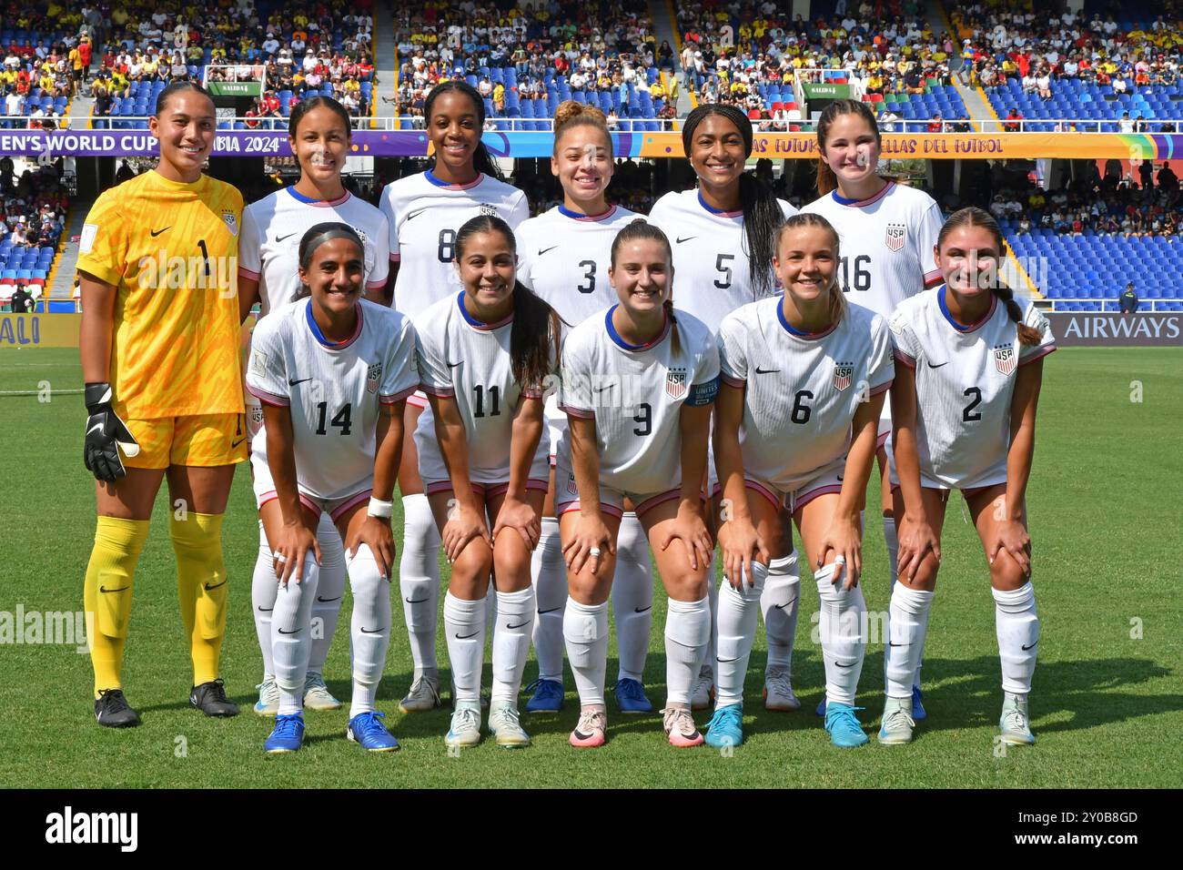 Cali, Colombia, 01th Sep, 2024. Teagan Wy, Jordyn Bugg, Jordynn Dudley ...