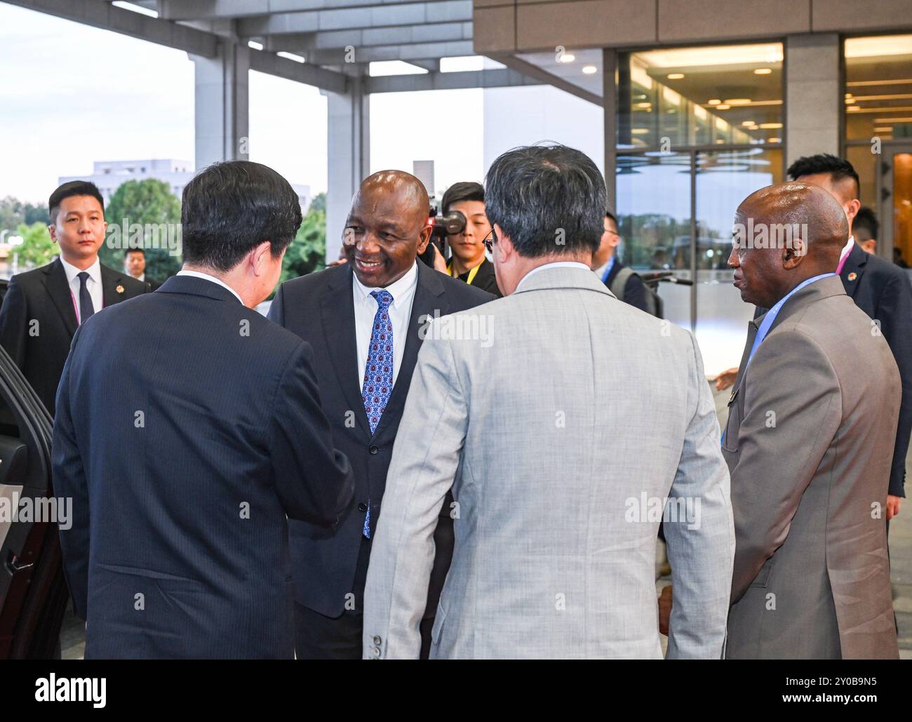 Beijing, China. 2nd Sep, 2024. Lesotho's Prime Minister Sam Matekane ...