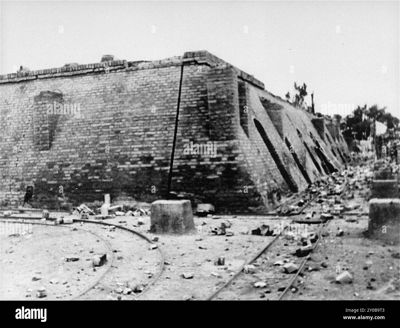 The brick factory in Ciglana, one of the five concentration camps of ...