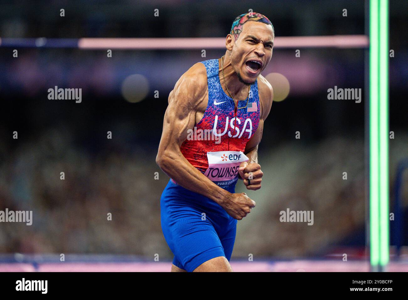 Roderick Townsend of Team United States wins gold in the men’s high ...