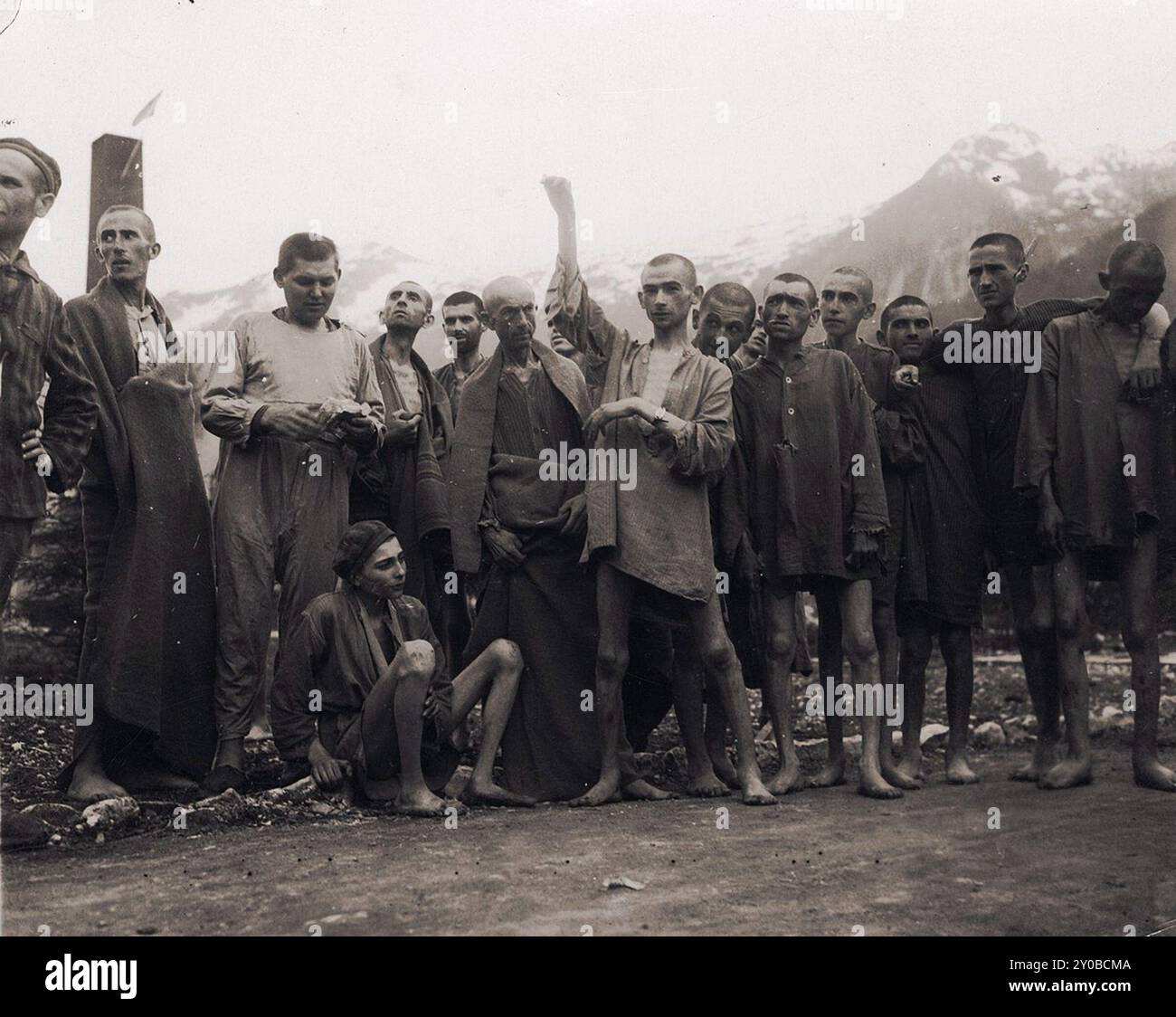 Ebensee concentration camp liberated hi-res stock photography and ...