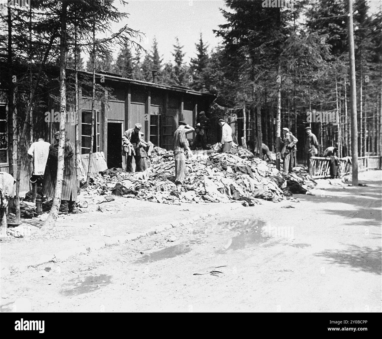 Ebensee concentration camp liberated hi-res stock photography and ...