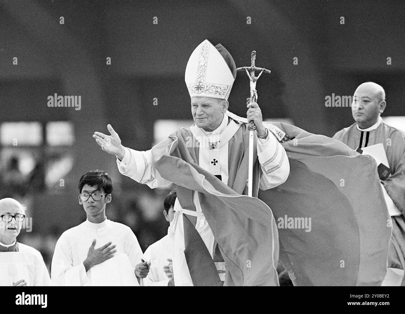 FILE- Pope John Paul II blesses more than one million Filipinos at ...