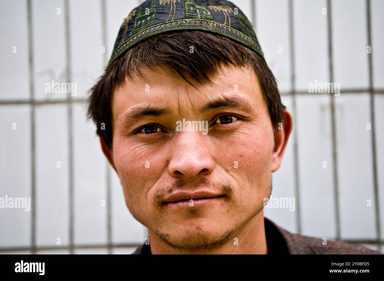 Portrait of a Tajik man taken in Tashkurgan, Xinjiang, China Stock ...