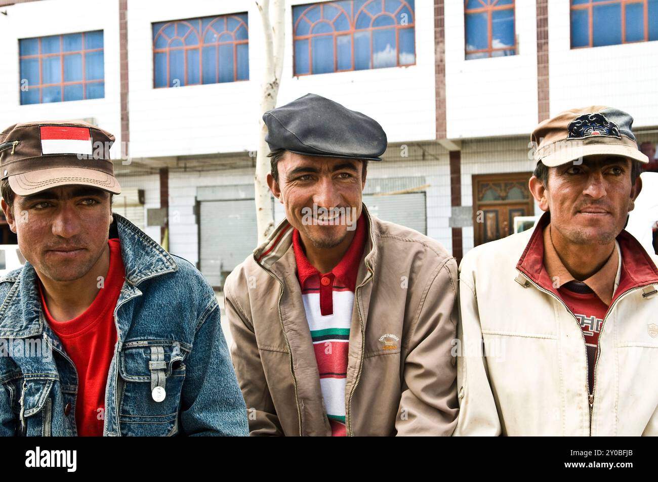 Tajik men in Tashkurgan, Xinjiang, China Stock Photo - Alamy
