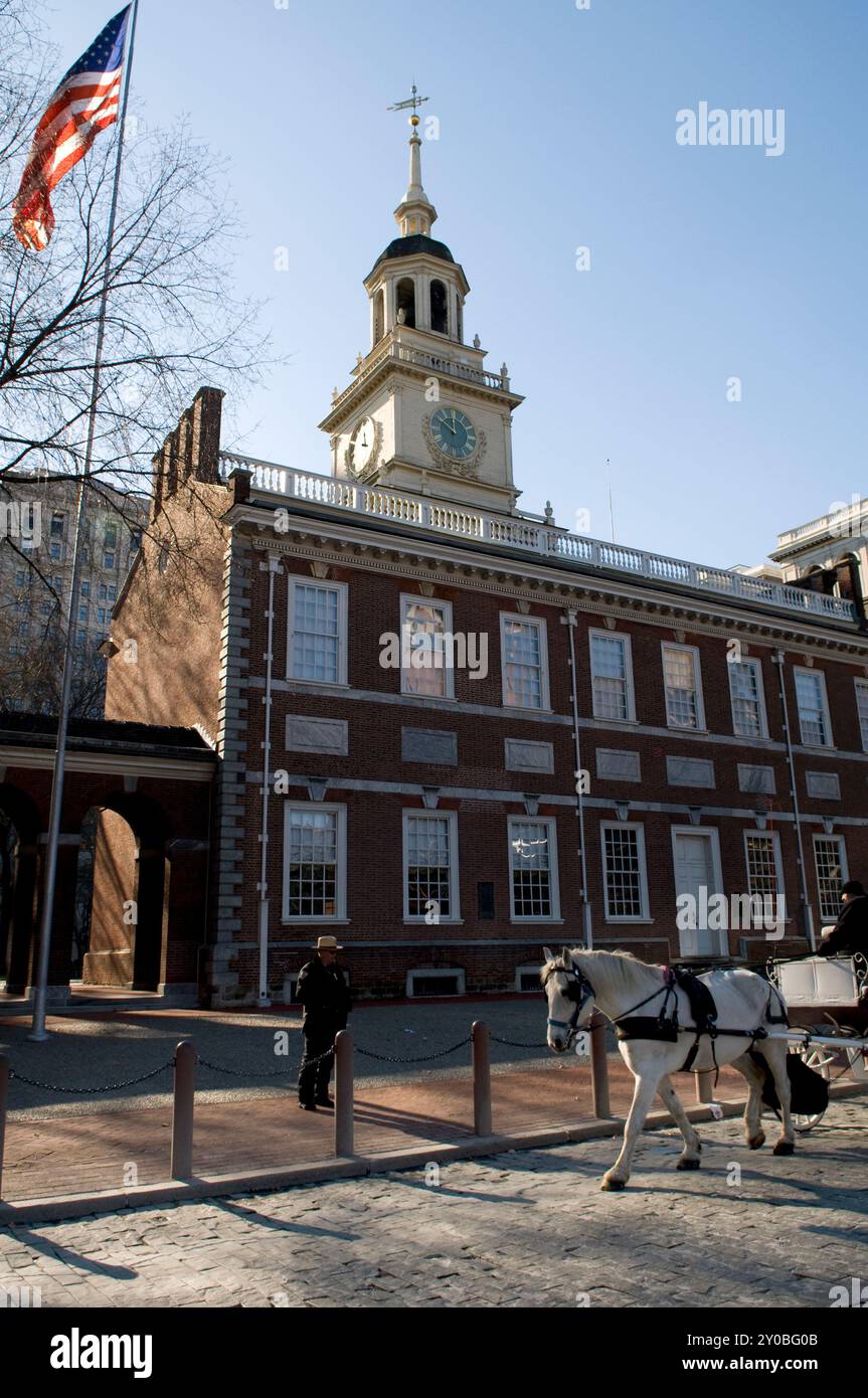 The Independence Hall in Philadelphia, USA Stock Photo - Alamy
