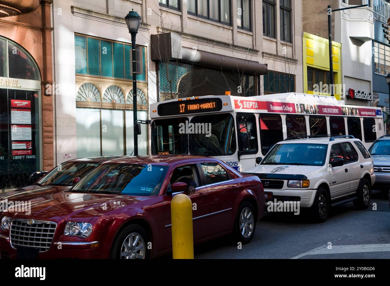 Traffic in Philadelphia Stock Photo - Alamy