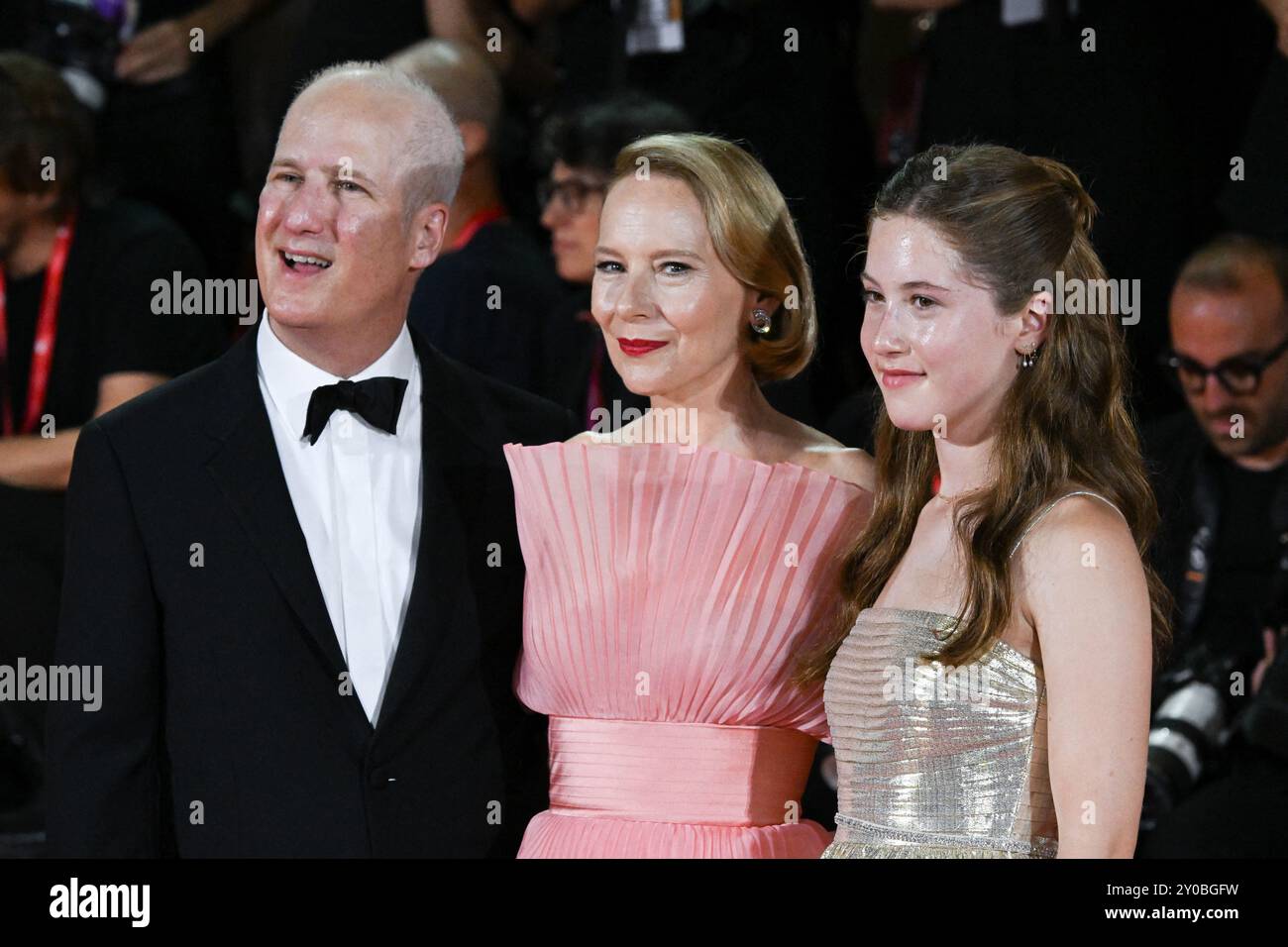 Venice, Italy. 01st Sep, 2024. Eric Slovin, Amy Ryan, Georgia Gracie ...