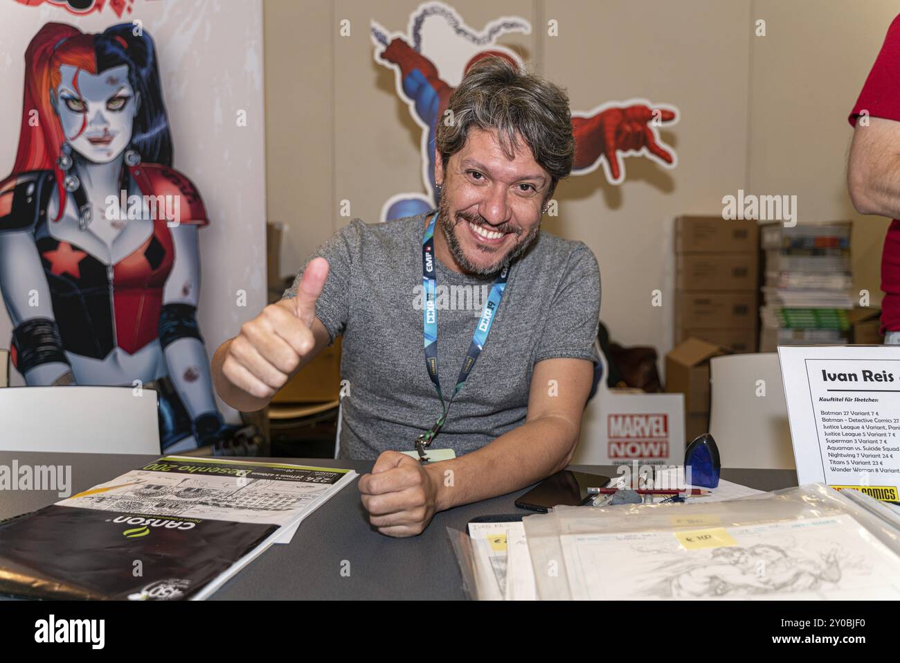 Comic book artist hi-res stock photography and images - Alamy