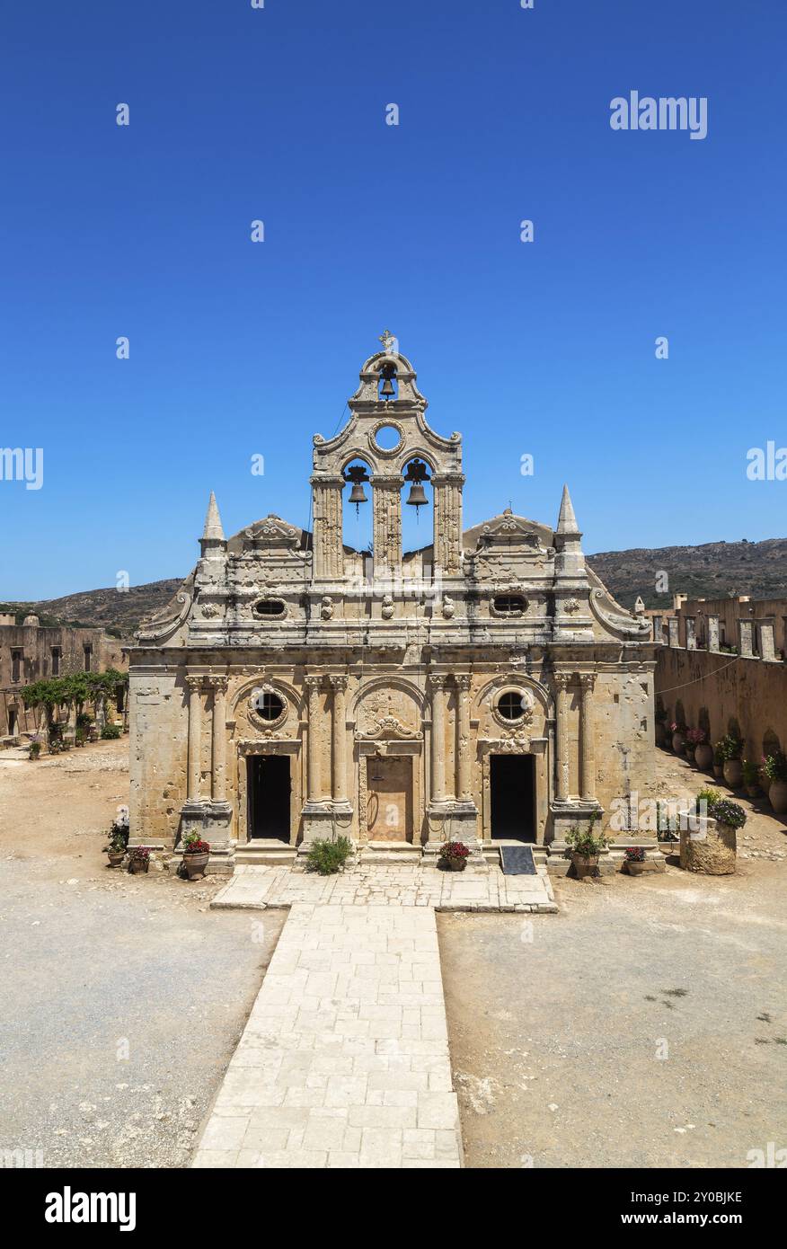 Arkadi Monastery, Crete Stock Photo - Alamy