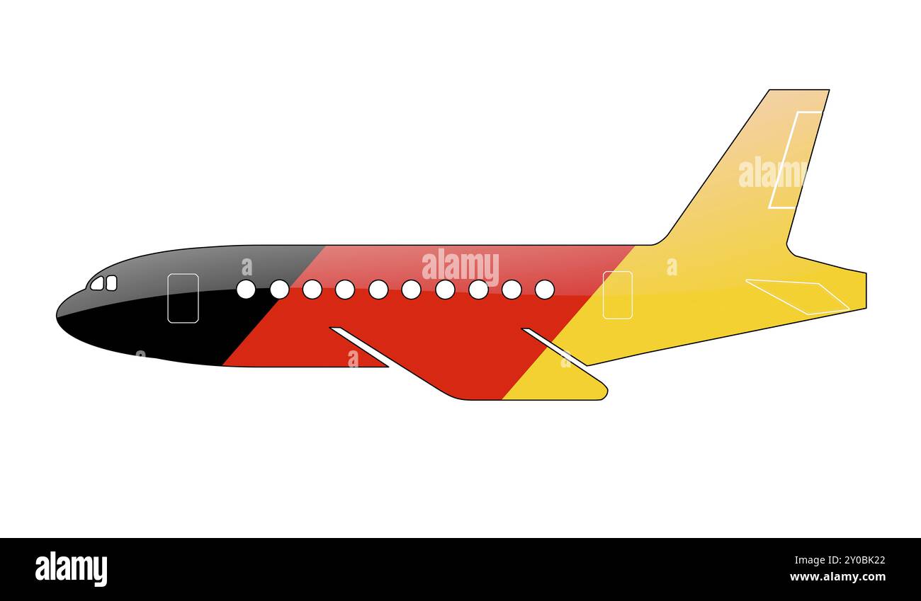 Silhouettes of german aircraft hi-res stock photography and images - Alamy