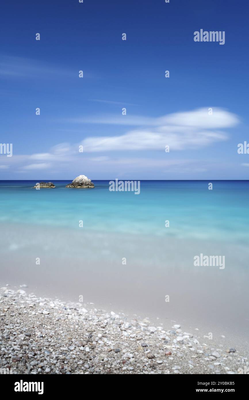 Beach on the island of Karpathos, Greece, Europe Stock Photo - Alamy
