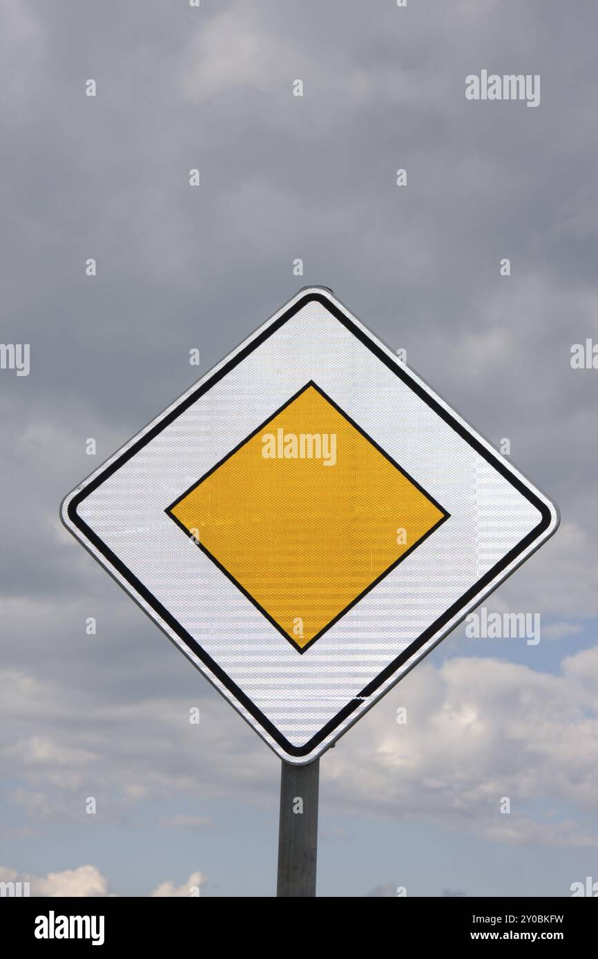 German Road Signs Yellow Diamond