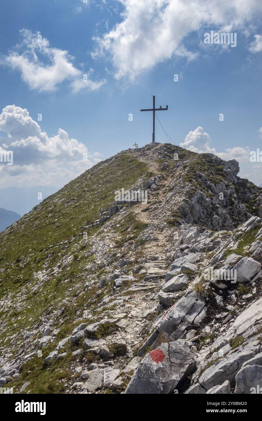 Way on the via ferrata Mittenwald Stock Photo - Alamy