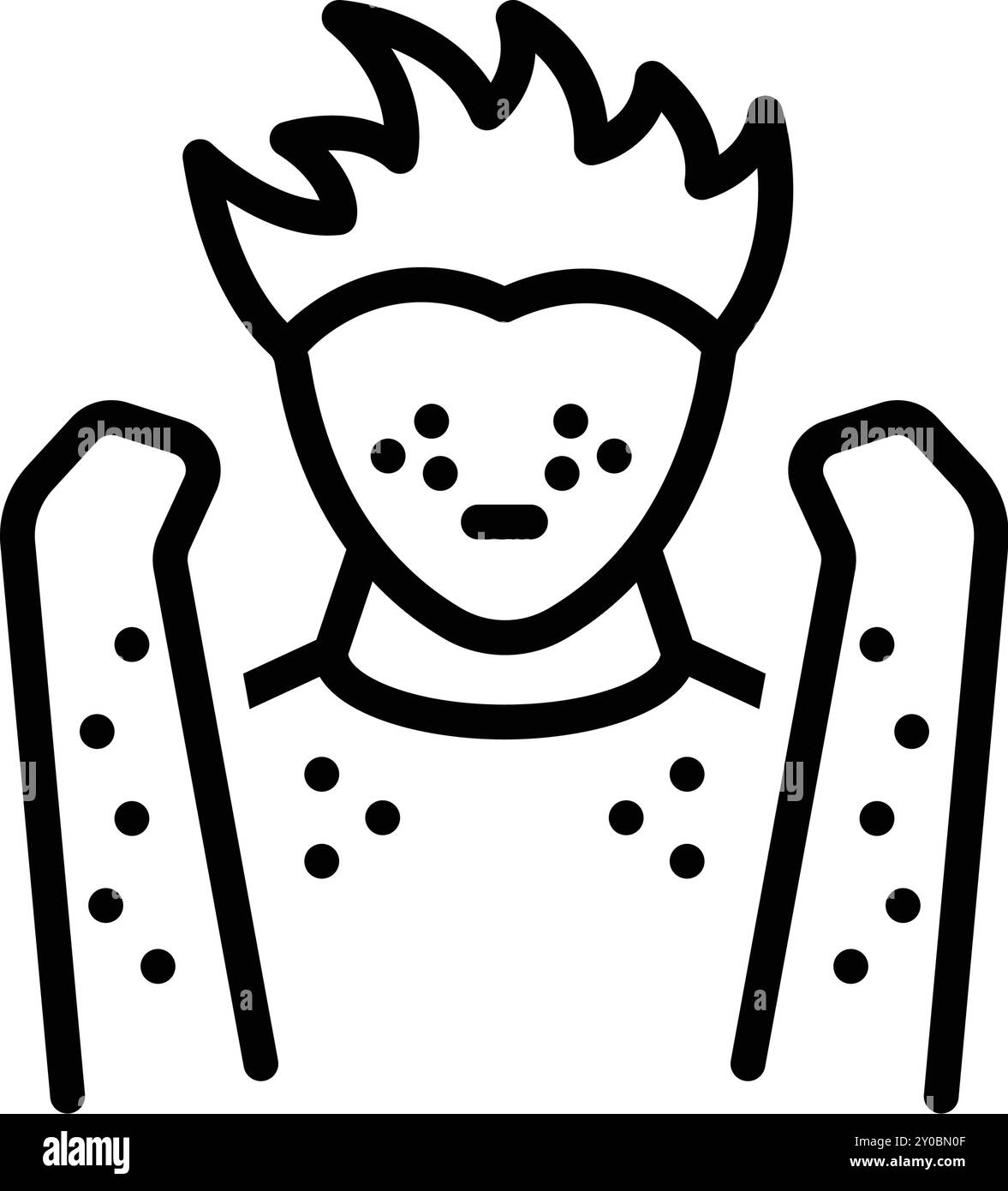 Skin rash Black and White Stock Photos & Images - Alamy