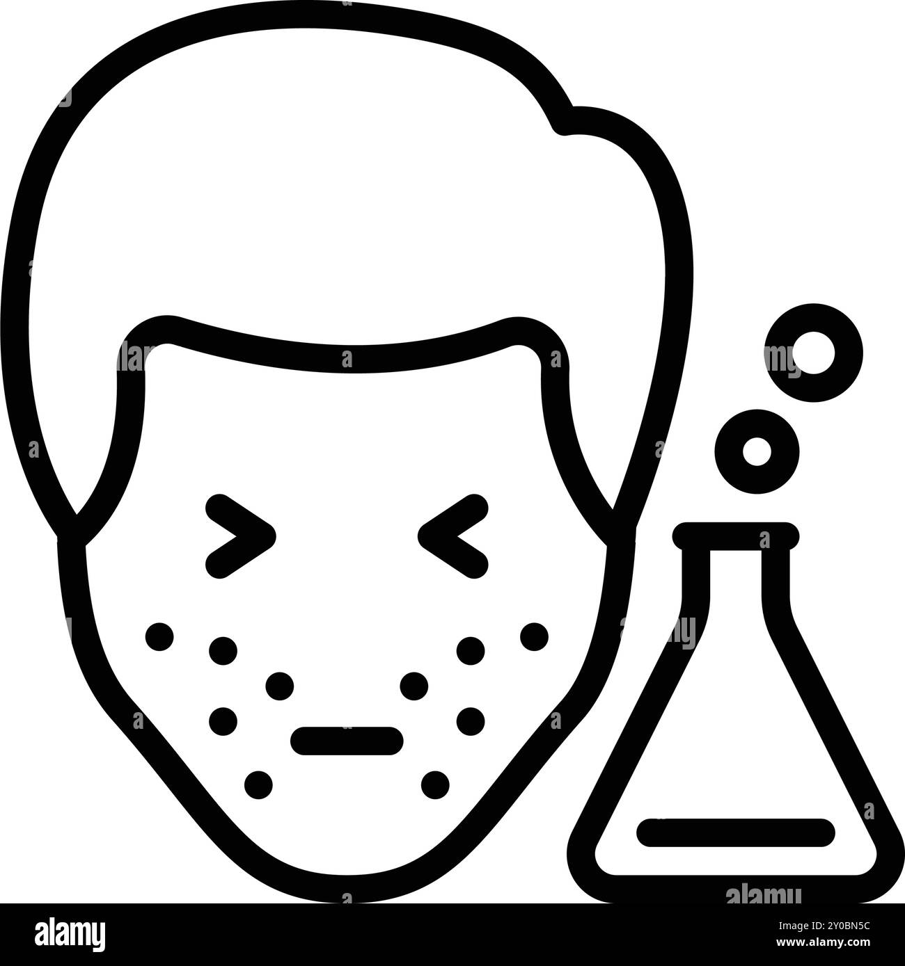 Icon for chemical allergy, chemical Stock Vector Image & Art - Alamy