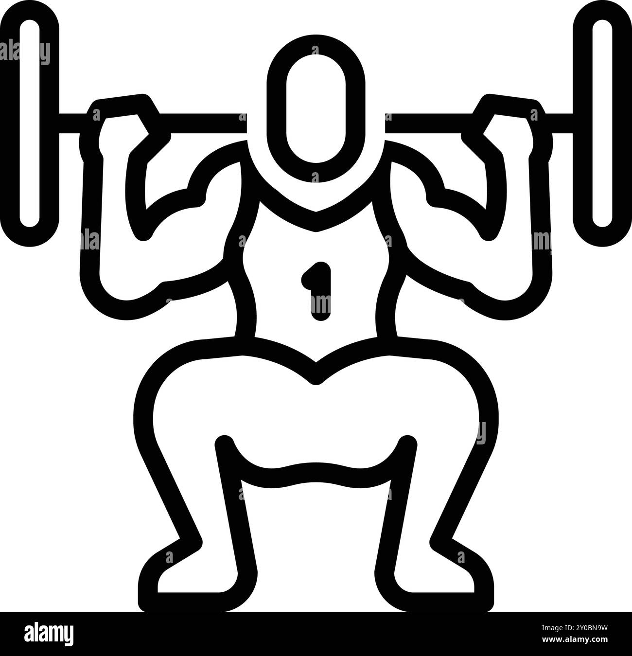Icon for squat, powerlifting Stock Vector Image & Art - Alamy