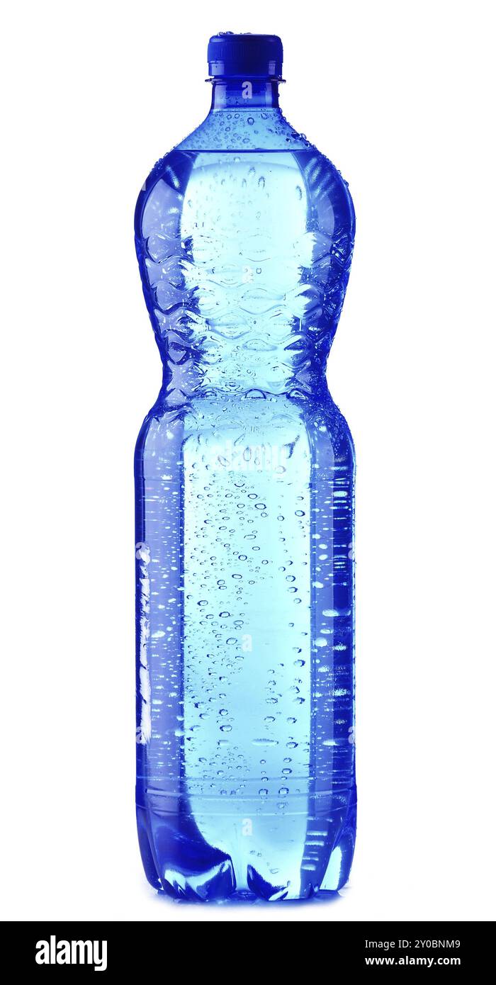 Polycarbonate plastic bottle of mineral water isolated on white background Stock Photo - Alamy