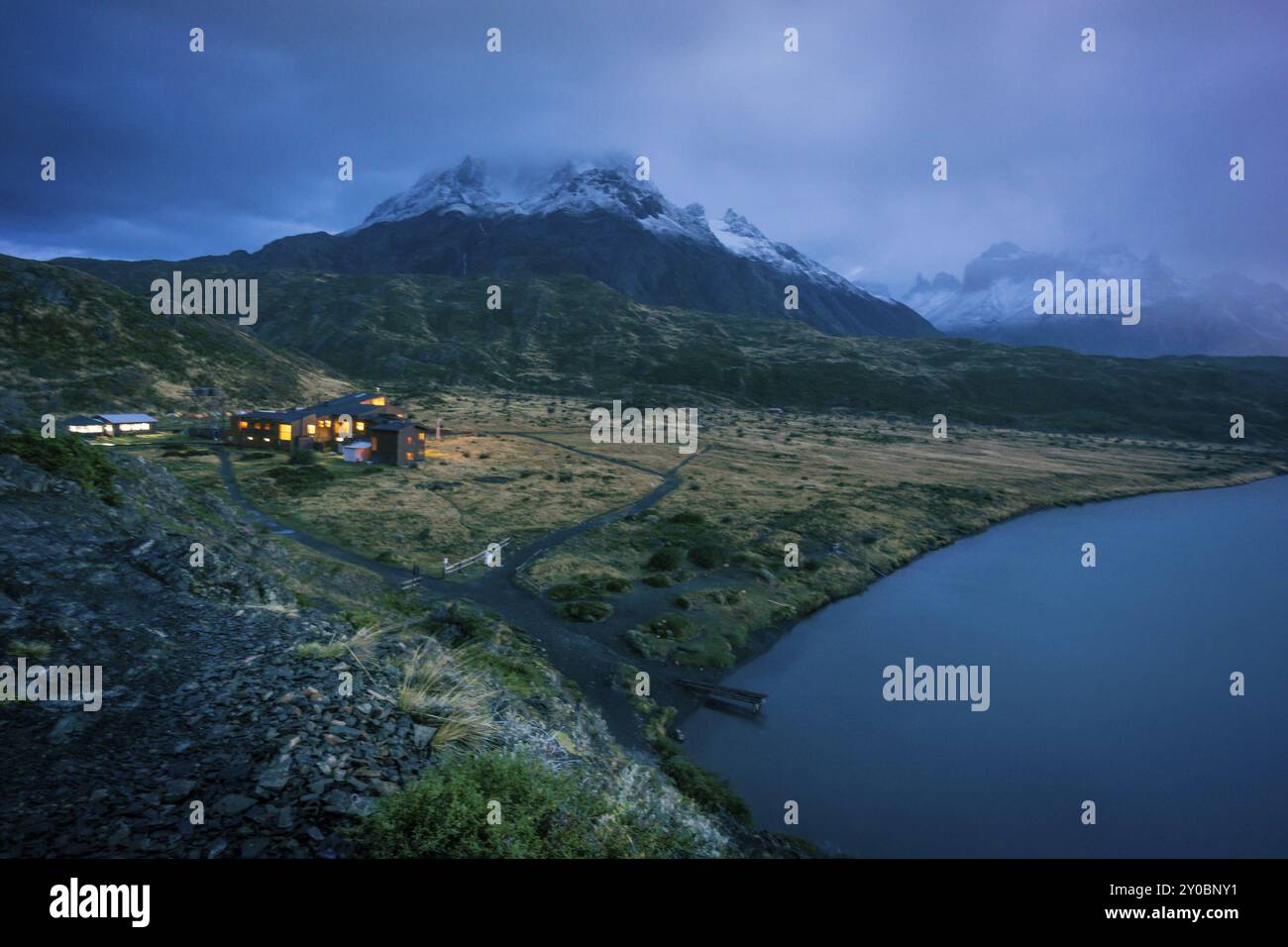 Cuernos del Paine, refugio Paine Grande, trekking W, Parque nacional ...