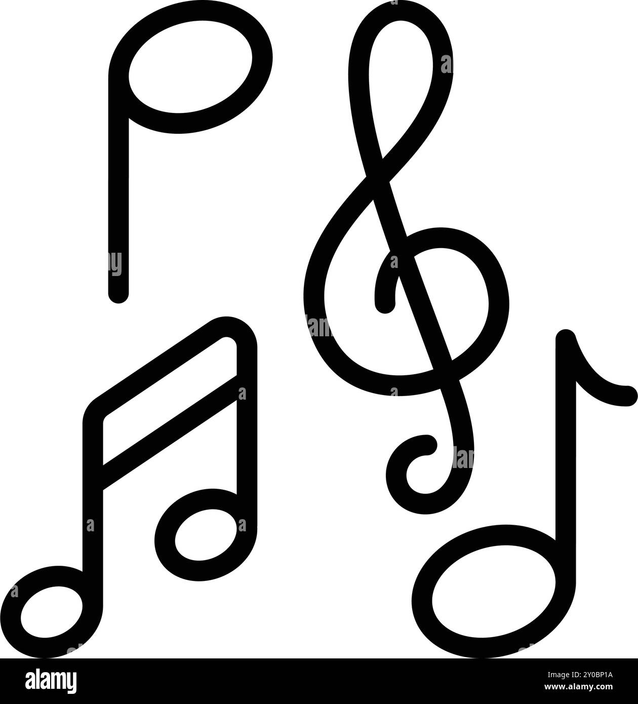 Notation icon Stock Vector Images - Alamy