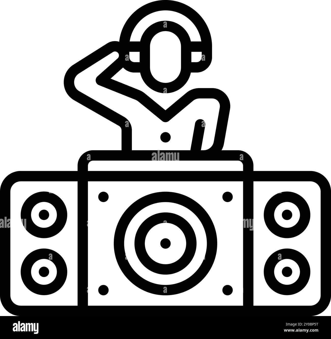 Deejay logo Stock Vector Images - Alamy