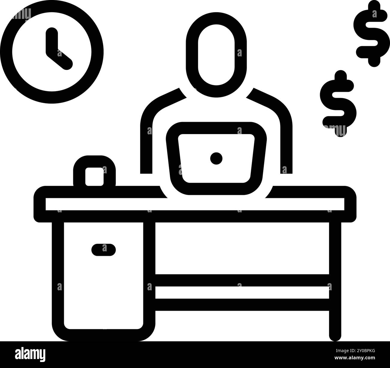 Self employment vector vectors hi-res stock photography and images - Alamy