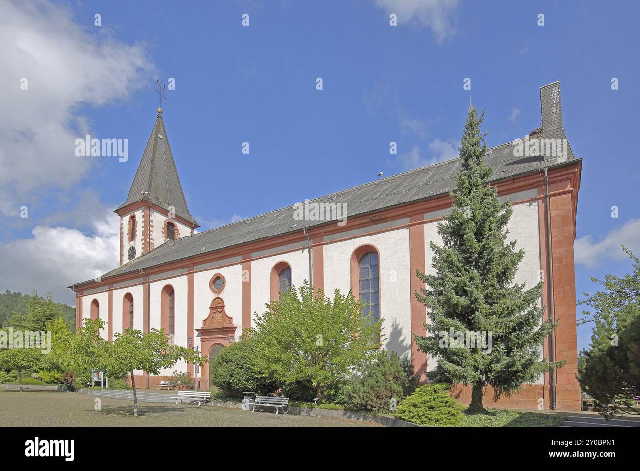 Baroque town church of St Symphorian, Zell am Harmersbach, Ortenau ...