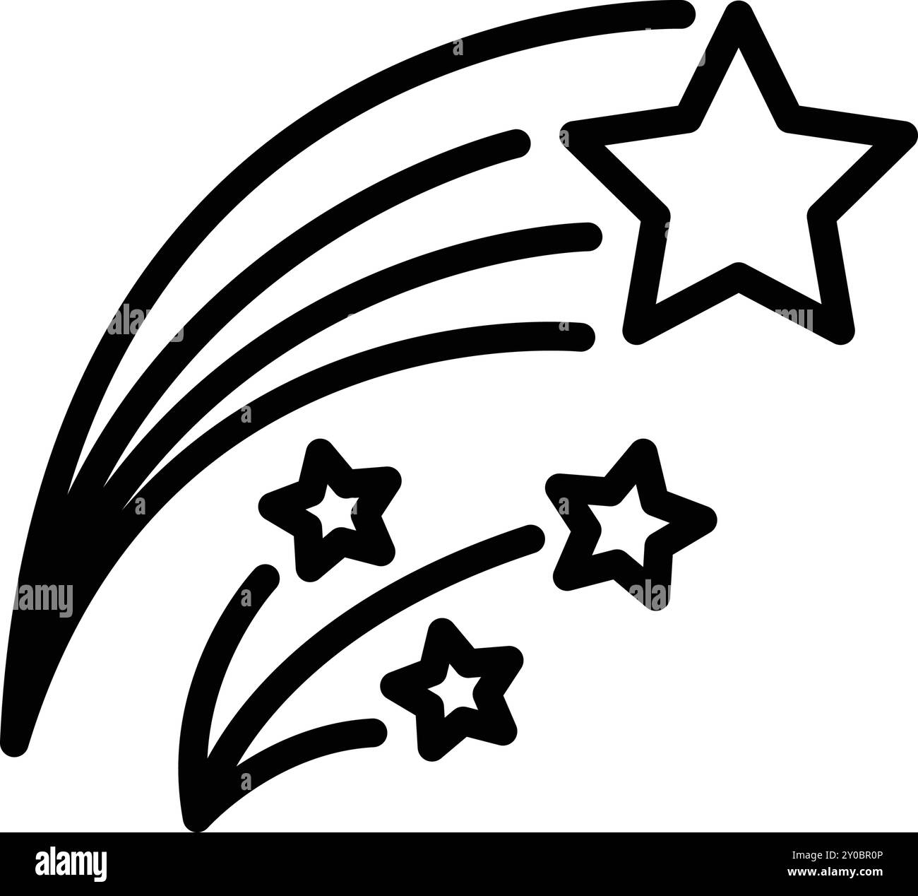 Icon for shooting star, comet Stock Vector Image & Art - Alamy