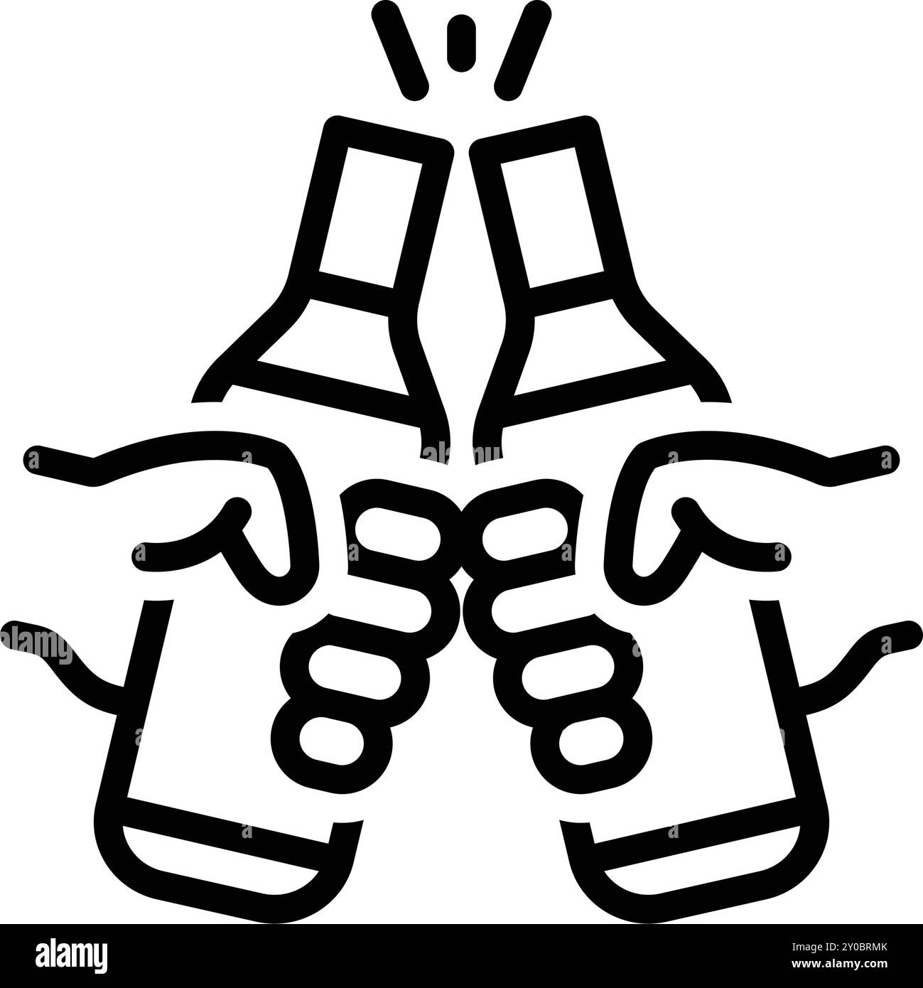 Icon for cheers, enjoying Stock Vector Image & Art - Alamy