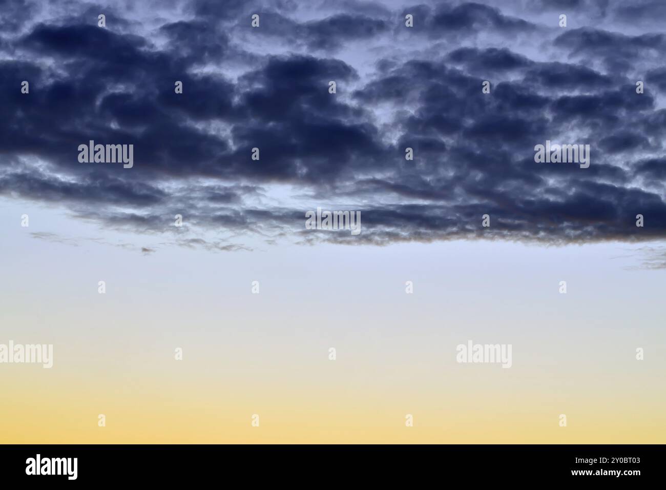 Gentle sunset sky landscape in pastel colours Stock Photo - Alamy