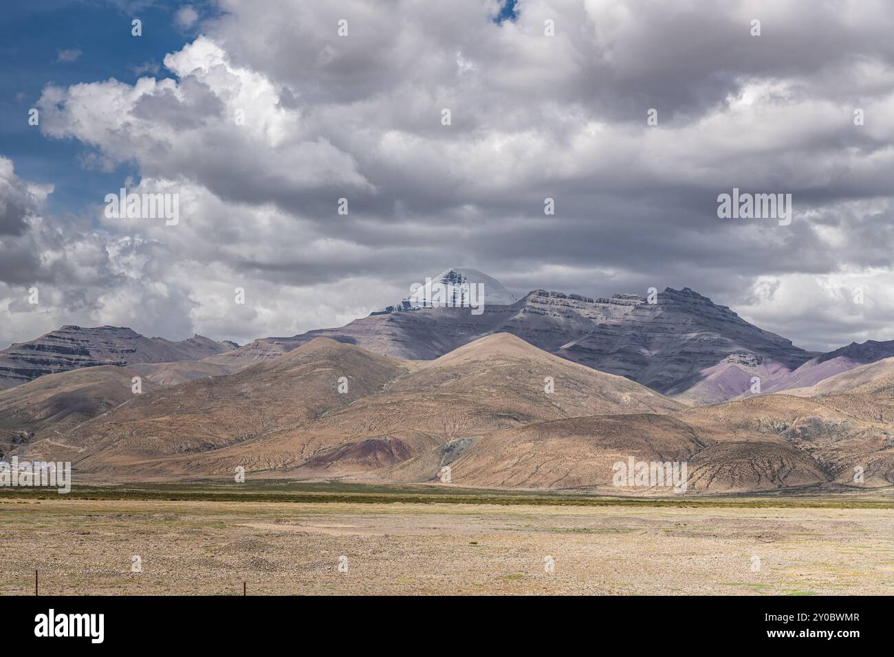 Mount Kailash, is a 6,638 m high peak in the Kailash Range, which forms ...