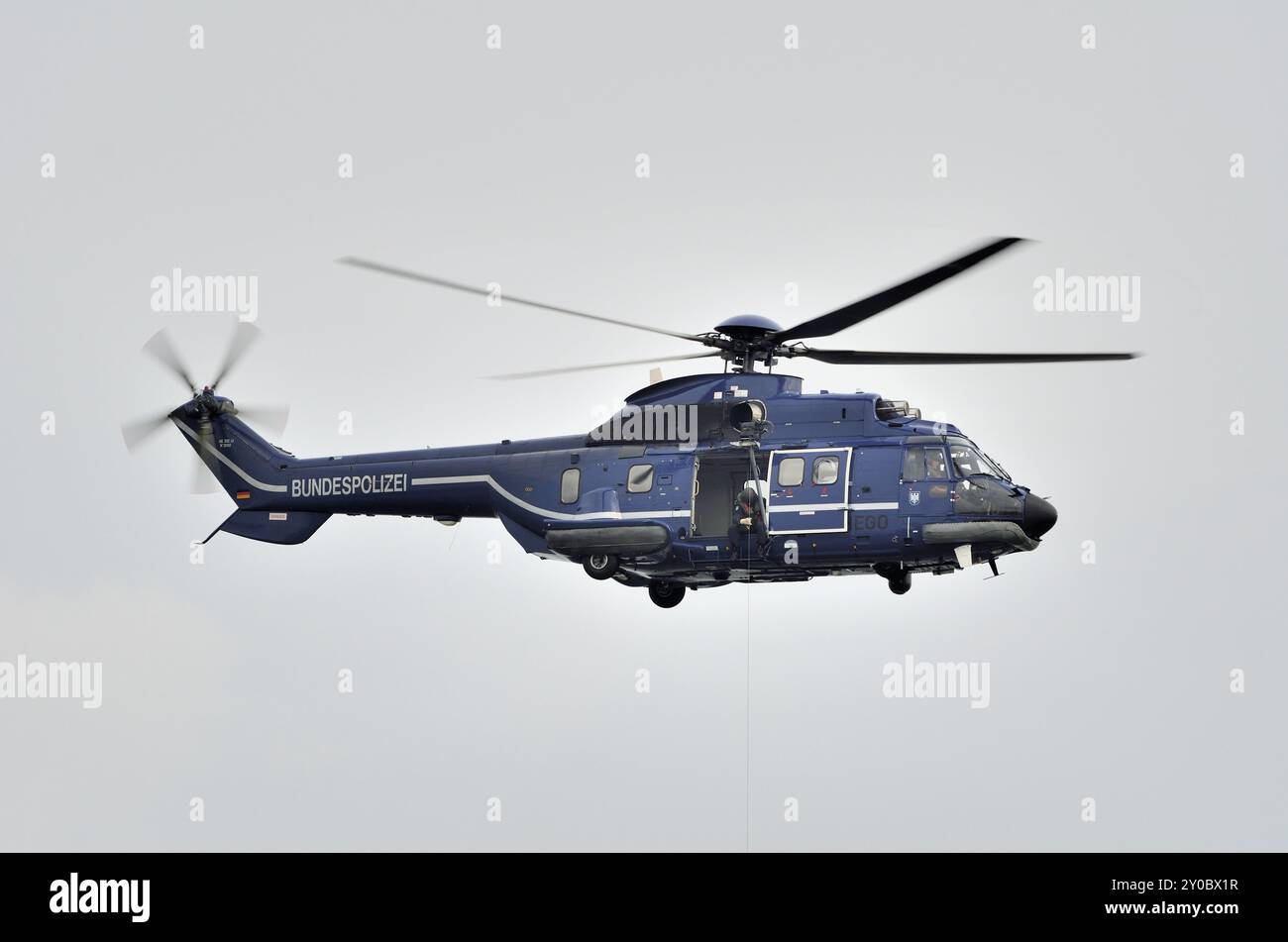 AS 332 L1 Super Cougar medium transport helicopter of the German ...