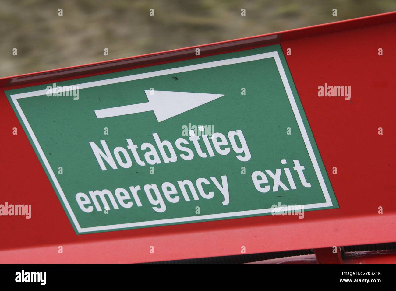 Train emergency exit hi-res stock photography and images - Alamy