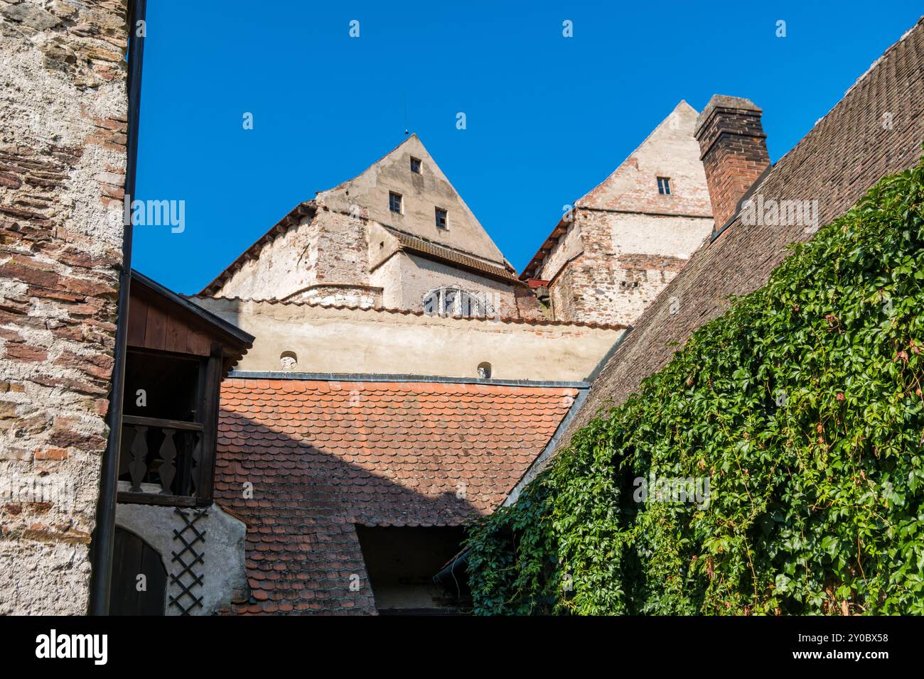 Hrad Pernstejn, Czech Republic -August 20 2024: Castle in the South ...