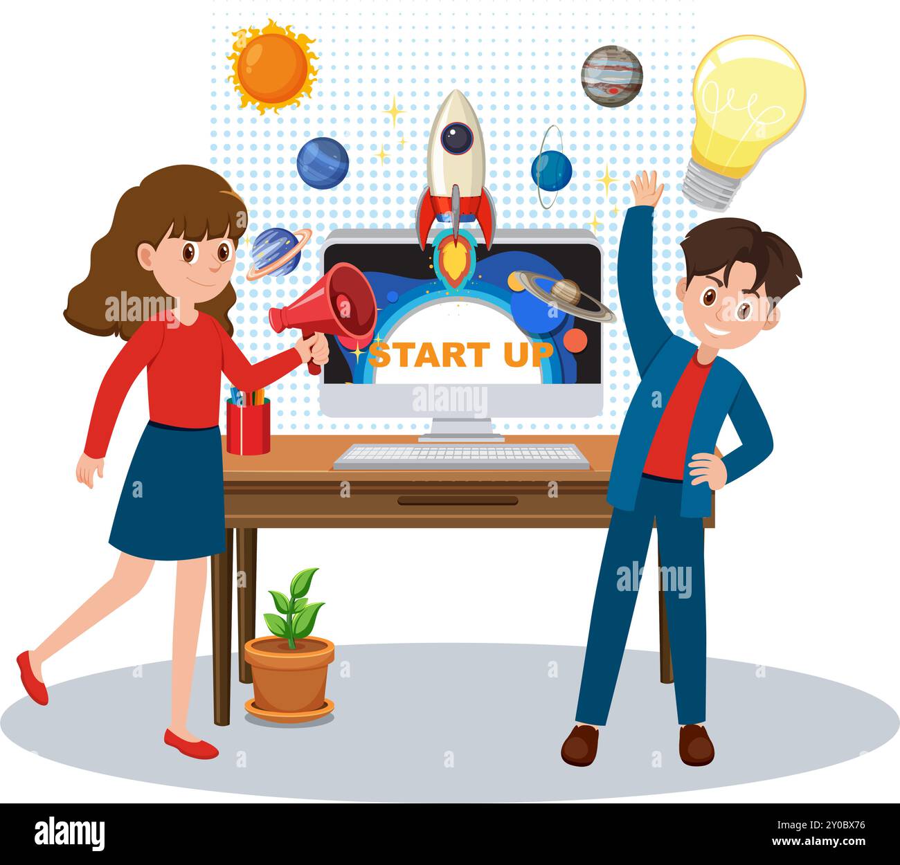 Ideation vector vectors Stock Vector Images - Alamy