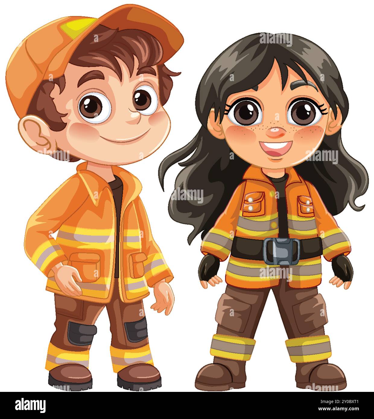 Bravery firefighters Stock Vector Images - Alamy