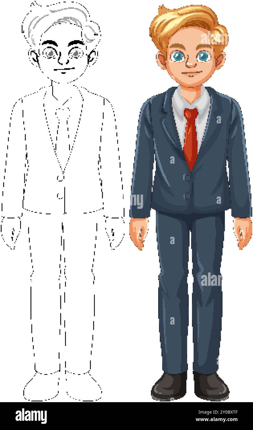 Neat student Stock Vector Images - Alamy