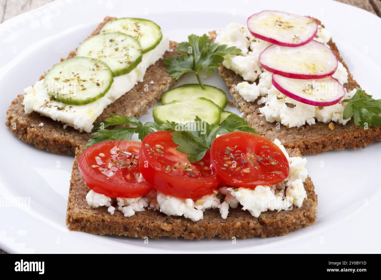 Healthy snack for second breakfast Stock Photo - Alamy