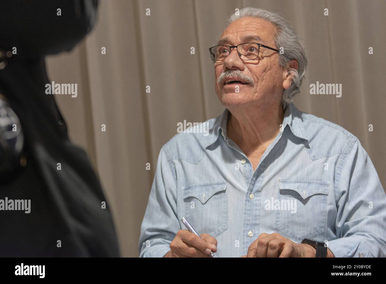 BONN, GERMANY, MAY 19th 2018: Edward James Olmos (*1947, american actor ...