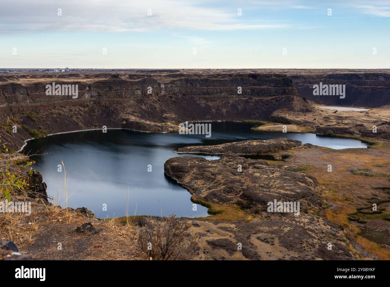 Dry Falls Washington State USA Stock Photo - Alamy
